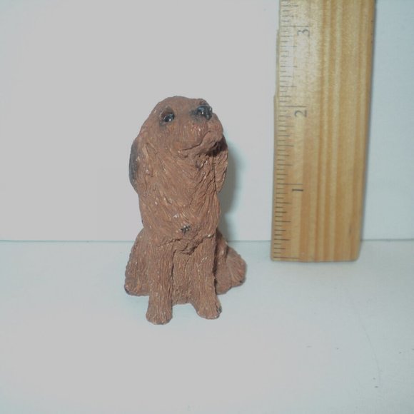 United Design | Accents | Vintage Stone Critters Irish Setter Resin ...